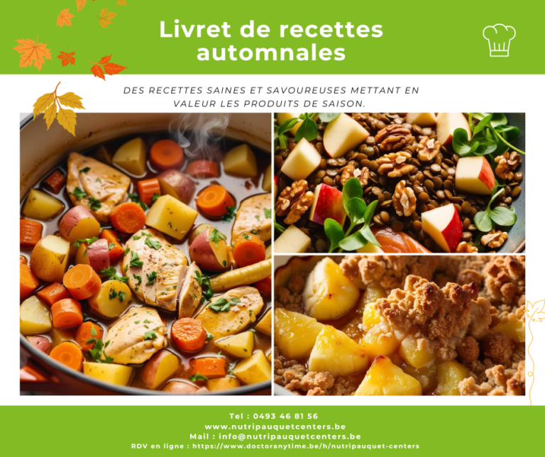 Livret de recettes automnales - Nutri Pauquet Centers