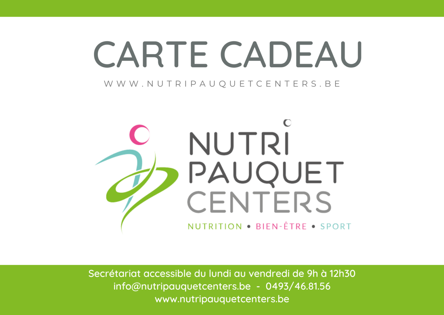 Bon cadeau 1 séance EMS ou CRYOLIPOLYSE - Nutri Pauquet Centers